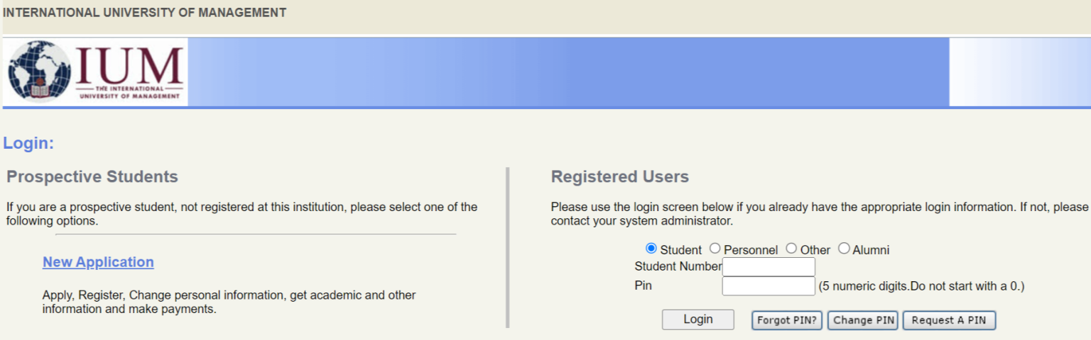 Access the IUM Student Portal [PDF] » Msomi Maktaba